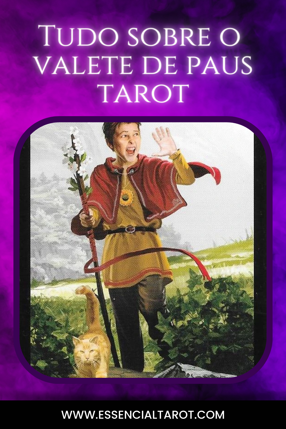 Valete de Paus – Tarot - Essencial Tarot